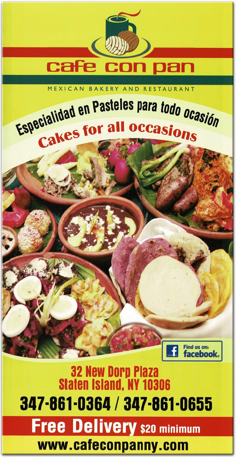 Cafe con Pan Bakery & Restaurant in Staten Island